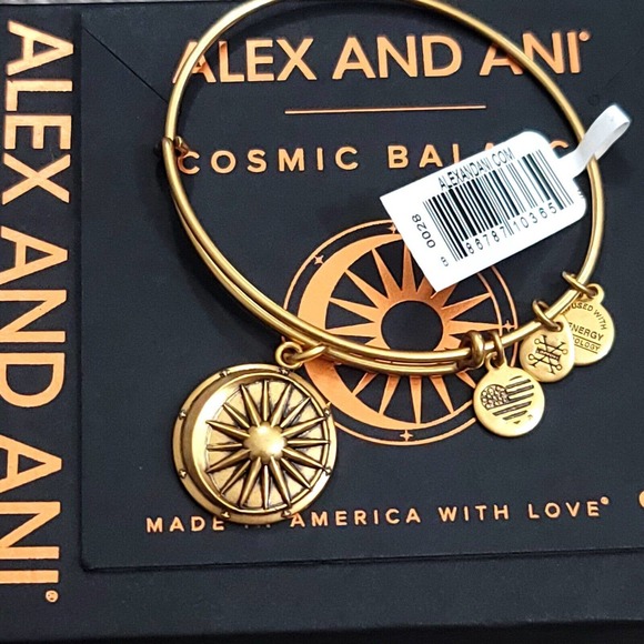 Alex and Ani | Jewelry | Alex And Ani Cosmic Balance Charm Bracelet ...